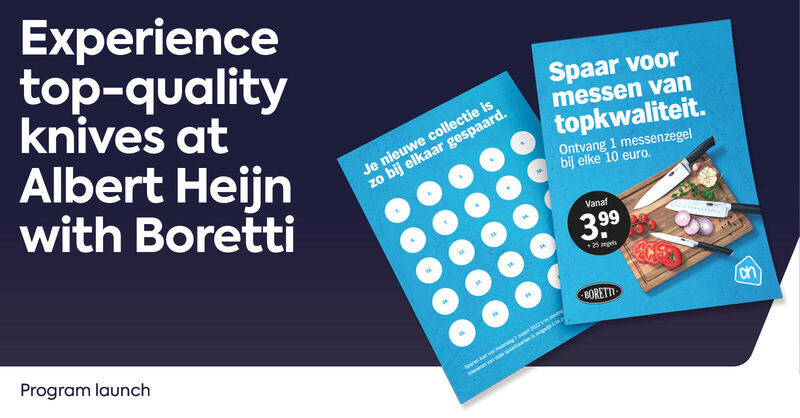 Experience top-quality knives at Albert Heijn with Boretti